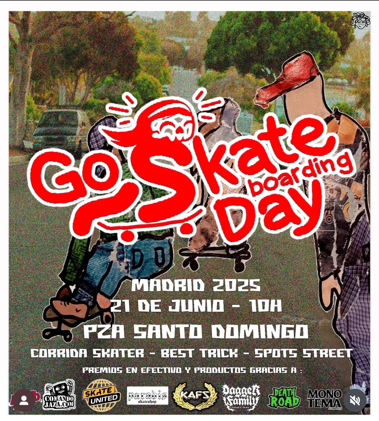 Go skateboarding day 2025 (Madrid) - Eventos skateboard